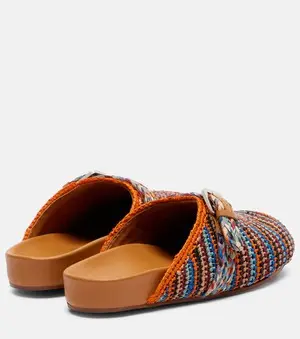 Clergerie Quinta Raffia Mules