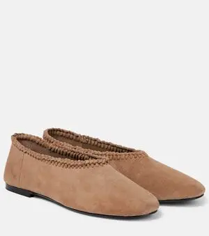 A.emery Park Suede Ballet Flats - Brown