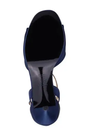 Nina Briza Platform Sandals - Navy