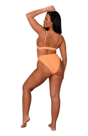 OOSC Tangerine Squeeze Mile High Bikini Bottoms - Orange