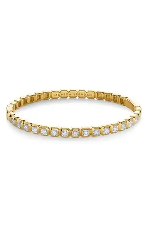 Monica Vinader Asscher Set Lab-created Diamond Bangle