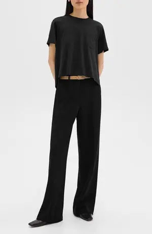 Theory Easy Apex High-low Pocket T-shirt