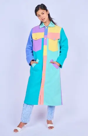 MOKUYOBI Denim Duster - Stellar Night