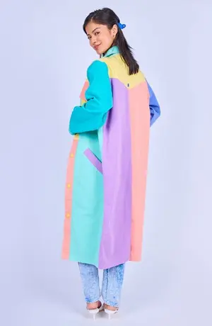 MOKUYOBI Denim Duster - Stellar Night