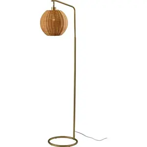 ADESSO Maeve Floor Lamp - Antique Brass