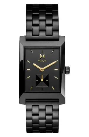 MVMT International Tank Bracelet Watch - Black