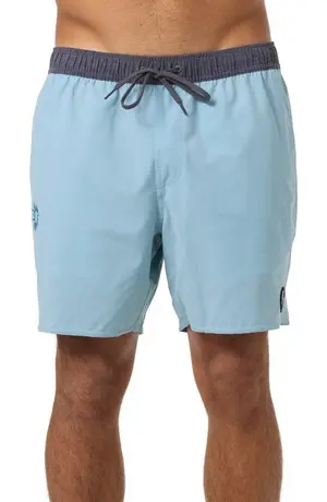 O'Neill Solid Scallop Volley Swim Trunks - Arona