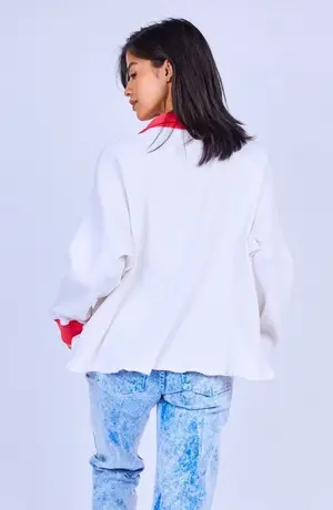 MOKUYOBI Ripple Rib Pullover - Sugar