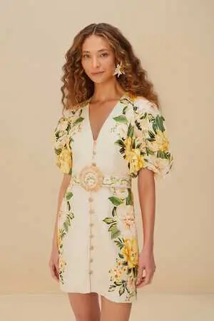 Farm Rio Button Detailed Day Dresses