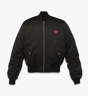 Mcm X Snipes Satin Bomber Jacket
