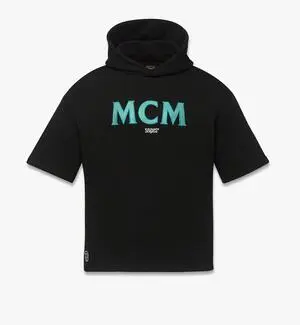 Mcm X Snipes Rhinestone Short Sleeve Hoodie