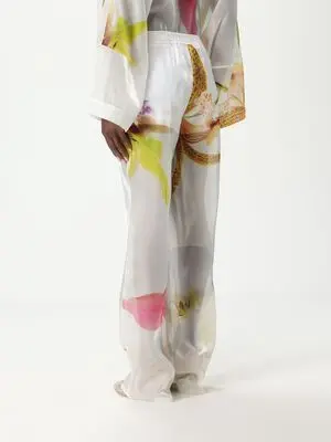 GENNY Printed Wide Leg Trousers