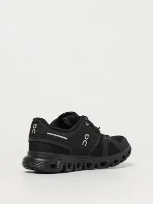 On Cloud" Lace Up Sneakers - Black