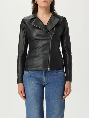 Emporio Armani Leather Biker Jacket