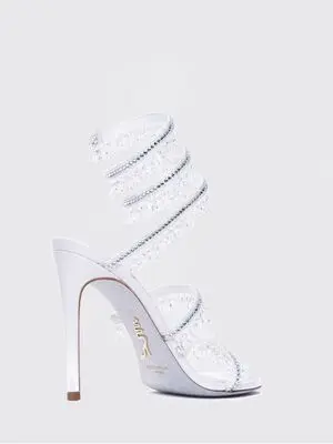 Rene Caovilla Embellished Spiral Heeled Sandals