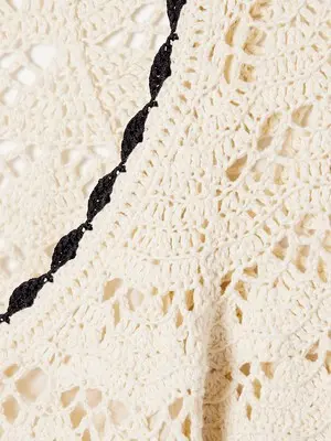 Zimmermann Rhiannon Crocheted Mini Dress