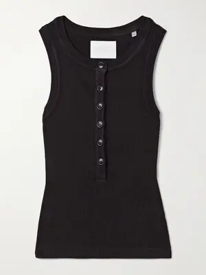 Citizens Of Humanity Caralyn Ribbed Jersey Tank - Brown