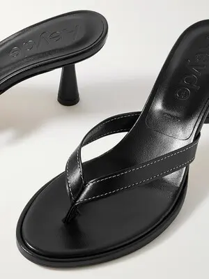 AeydĒ Daphne Leather Sandals - Black