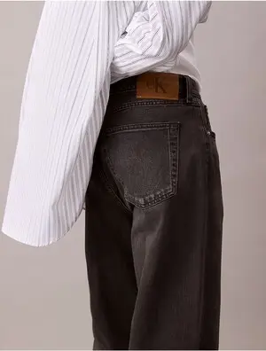 Calvin Klein 90s Straight Jeans - Black