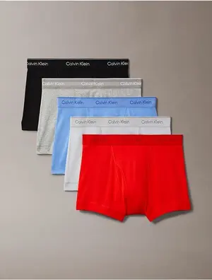 Calvin Klein Cotton Classics 5-pack Trunk Black / Glacier / Grey Heather / Molten / Micro Chip