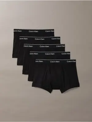 Calvin Klein Cotton Classics 5-pack Trunk - Black