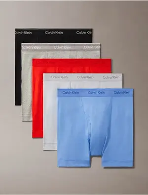 Calvin Klein Cotton Classics 5-pack Boxer Brief Black / Glacier / Grey Heather / Molten / Micro Chip