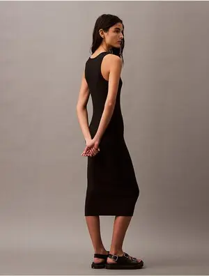Calvin Klein Rib Knit Slip Dress