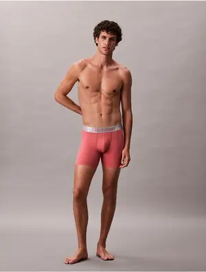 Calvin Klein Brushed Microfiber Stretch Boxer Brief - Antique Pink