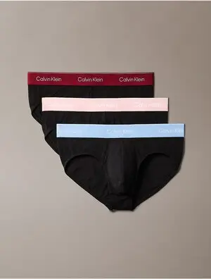 Calvin Klein Icon Cotton Stretch 3-pack Hip Brief Black Multi
