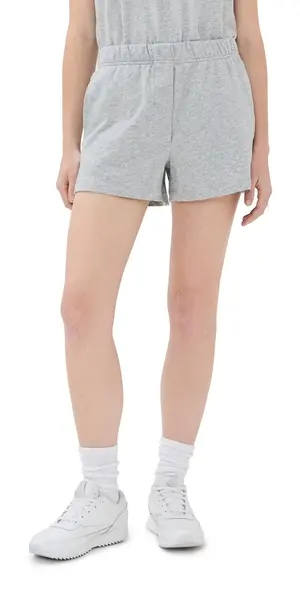 Tibi Lightweight Sweatshirting Short Shorts