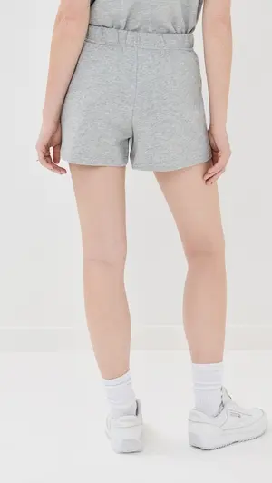 Tibi Lightweight Sweatshirting Short Shorts