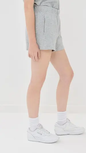 Tibi Lightweight Sweatshirting Short Shorts