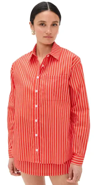 BAILEY ROSE Striped Button-down Shirt