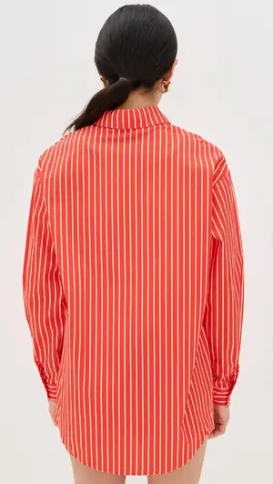 BAILEY ROSE Striped Button-down Shirt