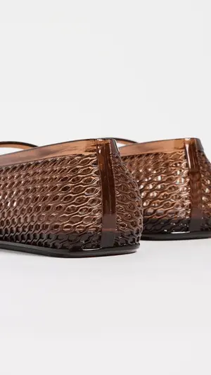 Intentionally Blank Perforated Pvc Flats - Mocha