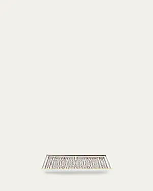 GINORI 1735 Vide Poche Square Plate - Brown