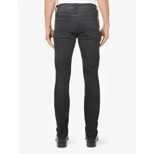 7 For All Mankind Slimmy Tapered-leg Stretch-denim Jeans - Jupiter