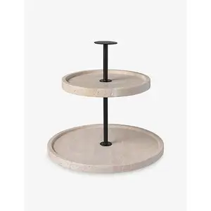 VILLEROY & BOCH Travertine Earthenware Cake Stand - One-color