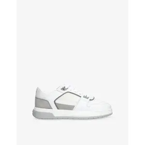 ARNE Leather And Mesh Low-top Trainers - White/oth