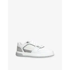 ARNE Leather And Mesh Low-top Trainers - White/oth