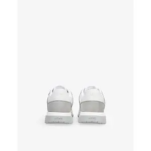 ARNE Leather And Mesh Low-top Trainers - White/oth