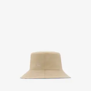 Burberry Reversible Highgrove Cotton Bucket Hat - Nutmeg