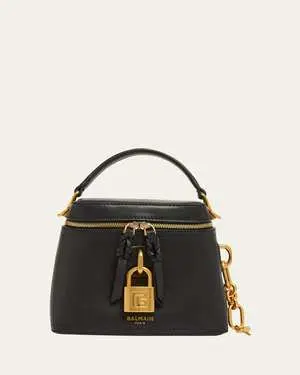 Balmain Pulse Vanity Top-handle Bag - Noir