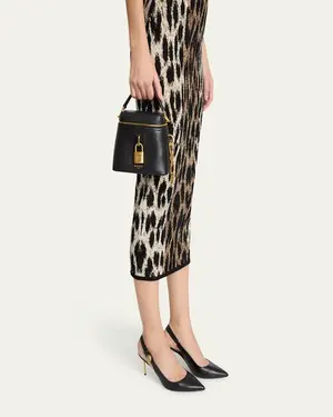 Balmain Pulse Vanity Top-handle Bag