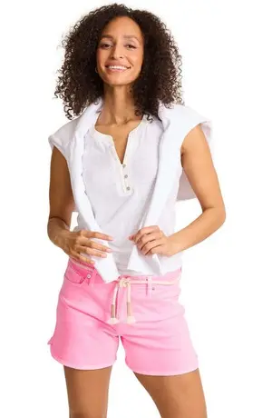 Tommy Bahama Relaxed Fit Denim Shorts - Hot Pink