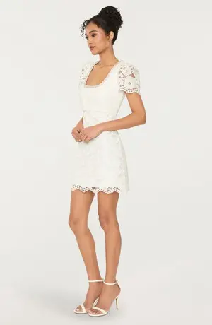 Likely Isa Lace Sheath Minidress