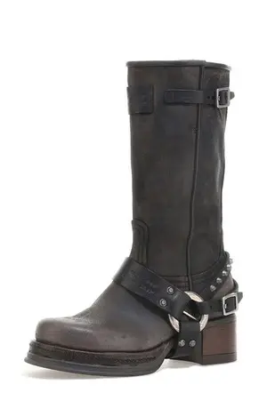 A.S.98 Chase Harness Boot - Brushed Smoke