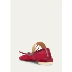 MAISON MARGIELA Mesh Anatomic Numeric Ballerina Flats