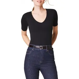 Spanx Smoothing Jersey T-shirt - Classic Black