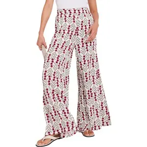 Mint Velvet Printed Wide Leg Trousers